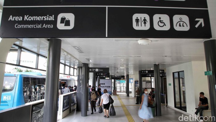 Halte TJ Senen Sentral Kembali Beroperasi, Begini Potretnya