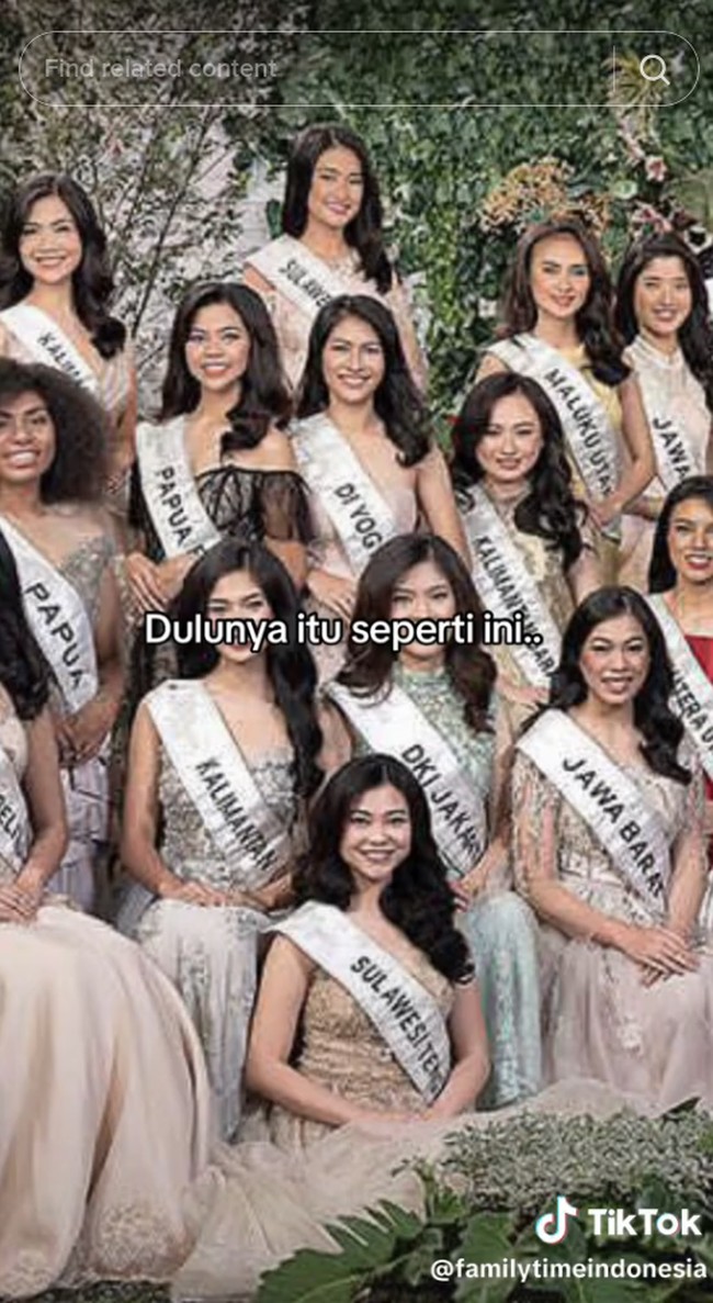 8 Foto Finalis Miss Indonesia 2018 yang Viral Kini Jadi Emak-emak Berdaster