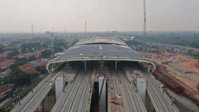 Melihat 'Jeroan' Stasiun Kereta Cepat Halim dari Dekat