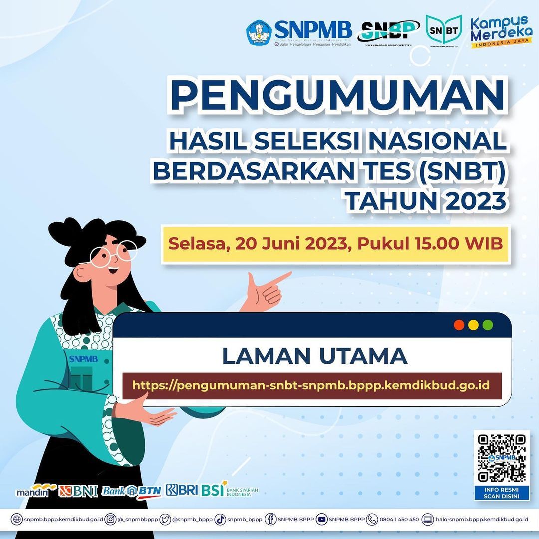 Pengumuman UTBK-SNBT 2023 Jam Berapa? Ini Jadwal, Link, Cara Ceknya! Pengumuman UTBK-SNBT 2023 Jam Berapa? Ini Jadwal, Link, Cara Ceknya!