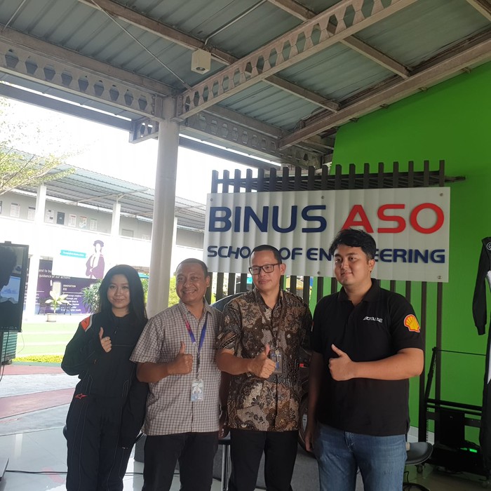 Binus ASO Lepas Mahasiswanya Berlaga di Mandalika International Circuit