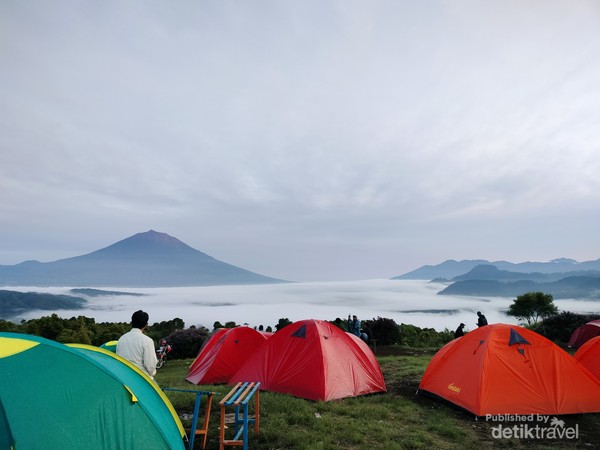 Terpikat Panorama Gunung Kerinci dari Bukit Tirai Embun
