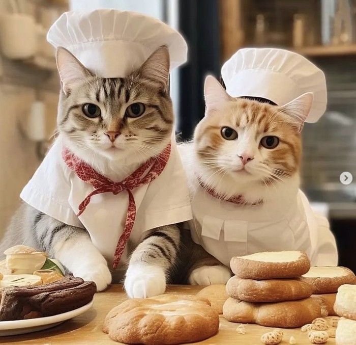 Bikin Gemas! Begini Jadinya Kalau Kucing Jadi Barista dan Meracik Kopi