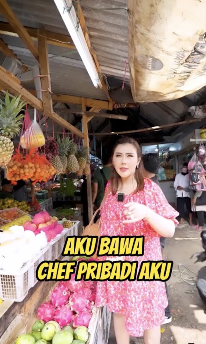 Rey Utami Artis Terkaya di Indonesia 2023, Belanja ke Pasar Pakai Porsche