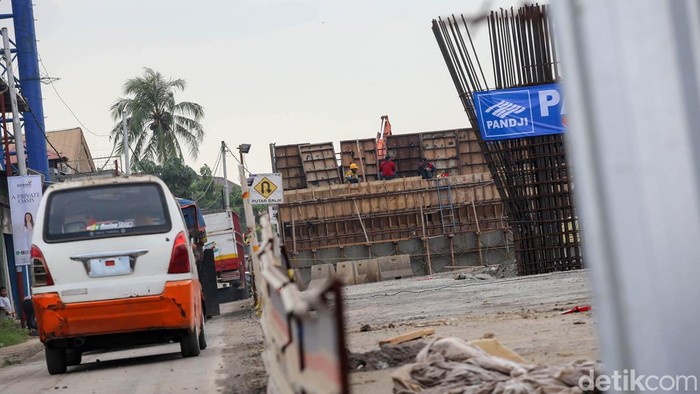Begini Progres Flyover Cisauk yang Ditarget Rampung September 2023