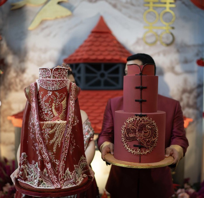 Tina Toon Lamaran, Ada Kue Cheongsam dan Sirup Merah di Acara Sangjit