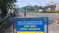 One Way Arah Jakarta Diterapkan, Kendaraan Arah Puncak Bogor Disetop