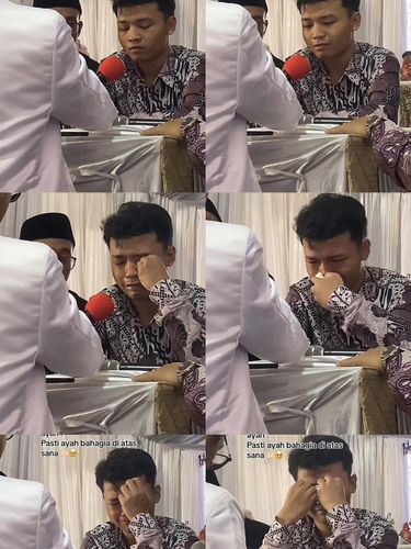 Viral Pria Menangis Saat Akad Nikah, Dikira Mantan Ternyata Gegara Ini
