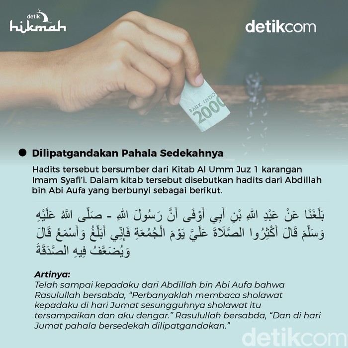 Infografis: 5 Hadits Keutamaan Hari Jumat, Waktu Pelipatgandaan Pahala Infografis: 5 Hadits Keutamaan Hari Jumat, Waktu Pelipatgandaan Pahala