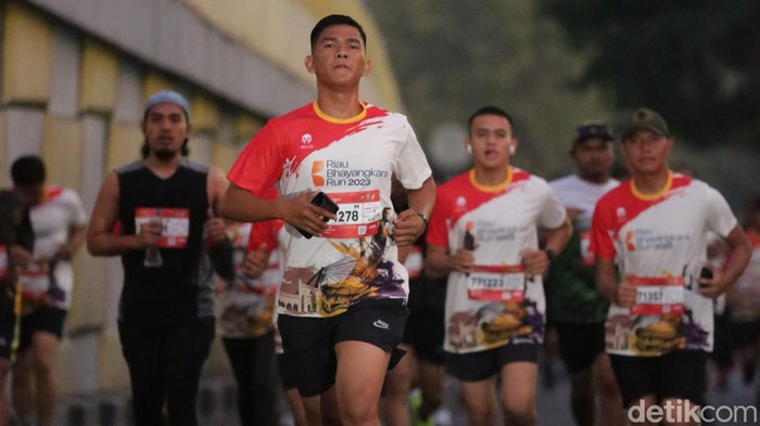 Potret Keseruan Event Riau Bhayangkara Run
