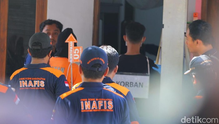 Potret Pelaku Waliyin dan Ridduan Jalani Rekonstruksi Mutilasi Redho Potret Pelaku Waliyin dan Ridduan Jalani Rekonstruksi Mutilasi Redho