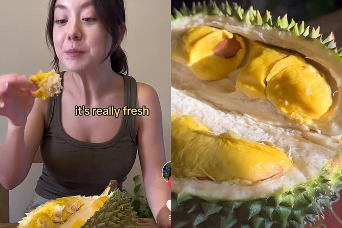 Cicip Durian Pertama Kali, Bule Amerika Ini Kepincut Rasanya Cicip Durian Pertama Kali, Bule Amerika Ini Kepincut Rasanya