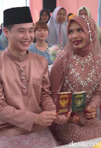 Viral Oppa Korea Nikahi Perempuan Aceh, Netizen Sebut Mirip Lee Jong Suk