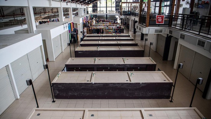 Potret Sepinya Pasar Entikong Kalimantan Barat