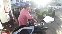 Viral Emak-emak Serobot Antrean SPBU Dieng Banjarnegara, Begini Faktanya