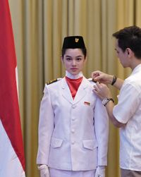 8 Foto Putri Rionaldo Stokhorst Cantik Beranjak Dewasa, Jadi Paskibra