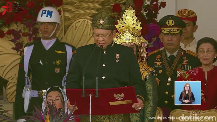 Ketua Mpr Bamsoet Bacakan Teks Proklamasi Di Upacara Hut Ke 78 Ri