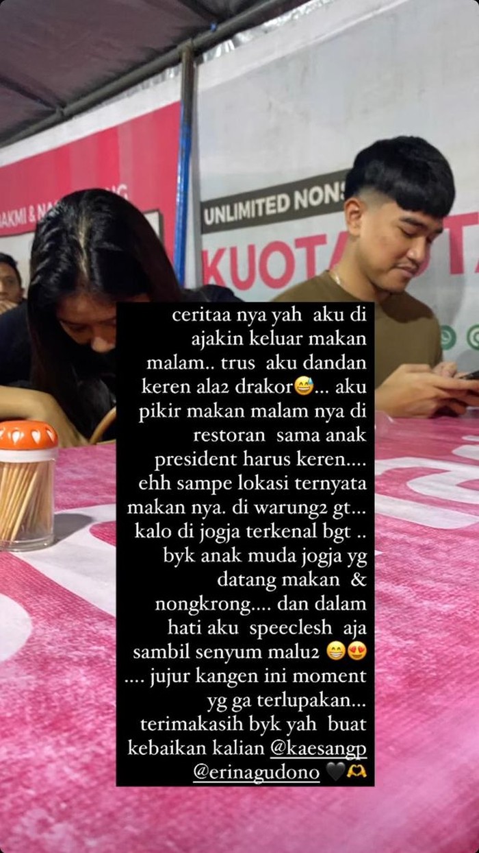 Kompaknya Kaesang Pangarep dan Erina Gudono saat Memasak