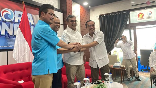 Elite Gerindra Datangi DPN Partai Gelora yang Bakal Dukung Prabowo Elite Gerindra Datangi DPN Partai Gelora yang Bakal Dukung Prabowo