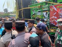 7 Truk Battle Sound Dihadang Polisi Saat Karnaval di Kediri