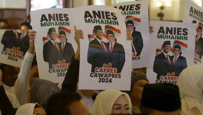 Momen Deklarasi Anies-Cak Imin di Surabaya Momen Deklarasi Anies-Cak Imin di Surabaya