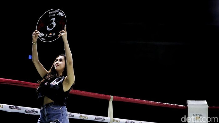 Aksi Petarung di Baku Hantam Championship