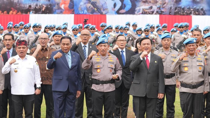Momen Kapolri Lepas Pasukan Perdamaian PBB ke Afrika Tengah