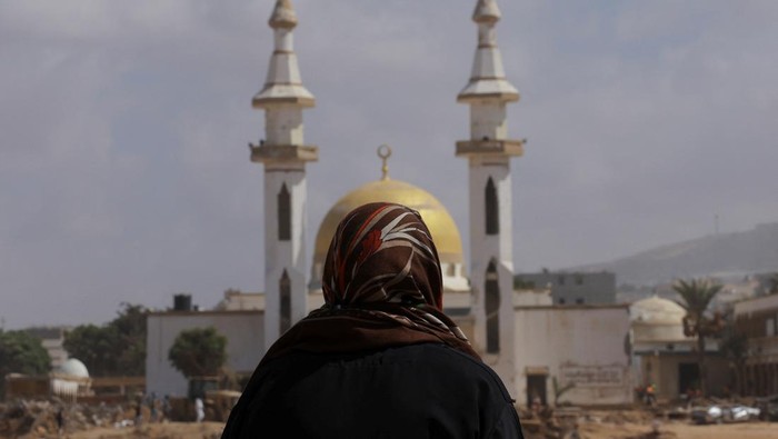 Masjid Al Sahaba Derna Tetap Kokoh Usai Banjir Bandang Libya