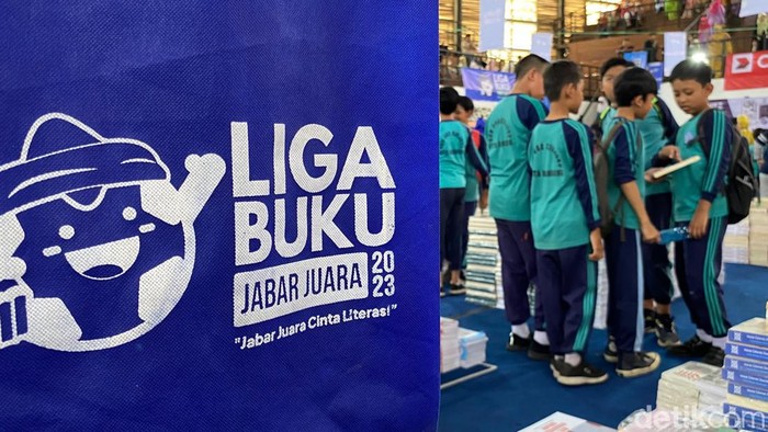 Antusiasme Pelajar Serbu Pameran Buku di GOR Saparua Bandung