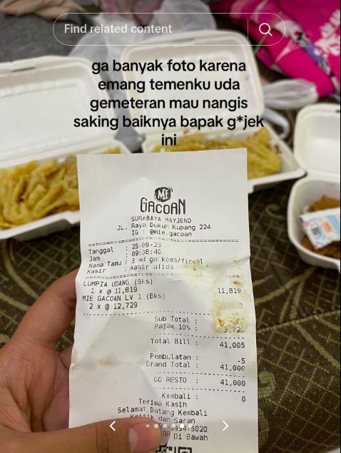 Bantu Mahasiswi yang Tak Sengaja Pesan Makanan, Driver Ojol Ini Dipuji Bantu Mahasiswi yang Tak Sengaja Pesan Makanan, Driver Ojol Ini Dipuji