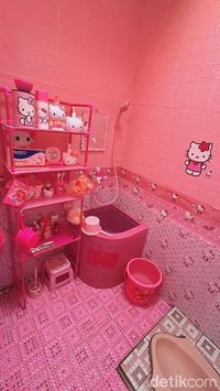 Potret Rumah Pink Serba Hello Kitty di Ciamis, Viral Dinyinyirin Netizen