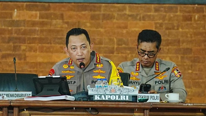 Momen Sinergi Panglima TNI-Kapolri Pimpin TFG Gabungan Pengamanan KTT AIS