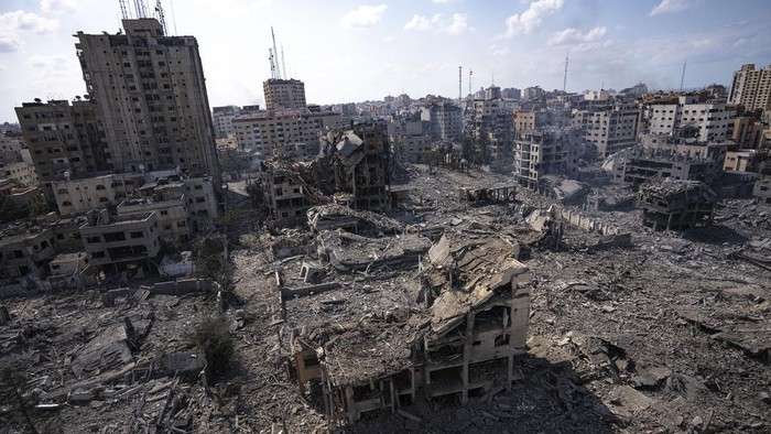 Penampakan Gaza Porak-poranda Usai Dibombardir Israel Penampakan Gaza Porak-poranda Usai Dibombardir Israel