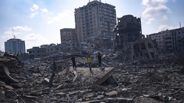 Penampakan Gaza Porak-poranda Usai Dibombardir Israel Penampakan Gaza Porak-poranda Usai Dibombardir Israel
