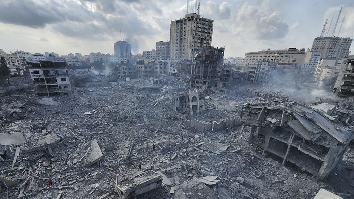 Penampakan Gaza Porak-poranda Usai Dibombardir Israel Penampakan Gaza Porak-poranda Usai Dibombardir Israel