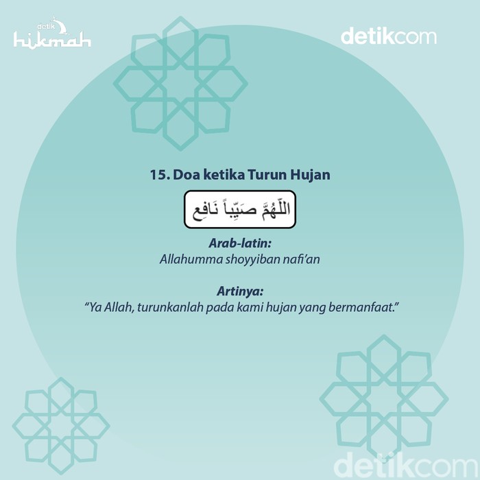 Kumpulan Doa Pendek Sehari-hari, Doa Tidur hingga Doa saat Hujan