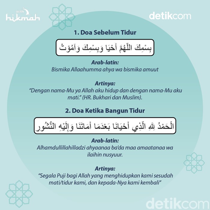 Kumpulan Doa Pendek Sehari-hari, Doa Tidur hingga Doa saat Hujan