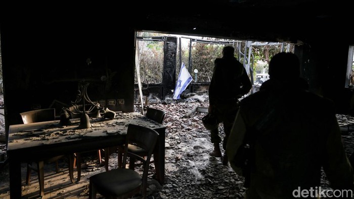 Penampakan Permukiman Israel yang Terkena Roket Hamas