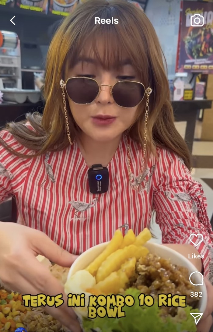 Doyan Makan! Ini Keseruan Angela Lee Santap Mie Ayam hingga Seafood