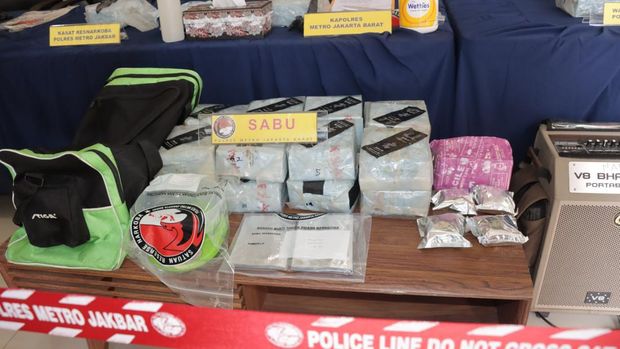 Polres Jakbar Gagalkan Penyelundupan Sabu Rp 25 M Jaringan Internasional