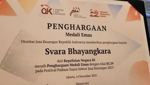 Tim Paduan Suara Polri Sabet Medali Emas di Ajang FPSSJK 2023 Tim Paduan Suara Polri Sabet Medali Emas di Ajang FPSSJK 2023