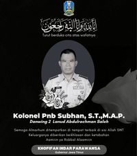 Sosok Marsma Subhan Dikenal Keluarga Baik, Tegas, dan Halus