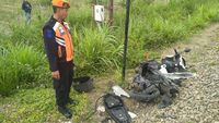 Motor Hancur Tertabrak KA di Pelintasan Tak Berpalang Pintu Tulungagung