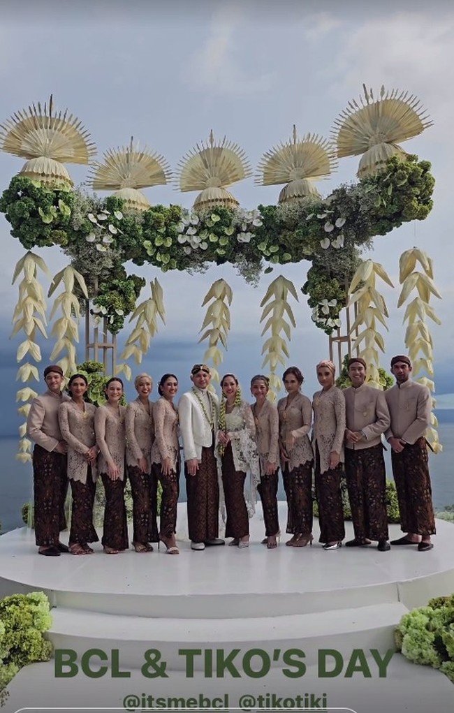 8 Foto Artis di Pernikahan BCL & Tiko Aryawardhana, Gaya Aming Curi Atensi