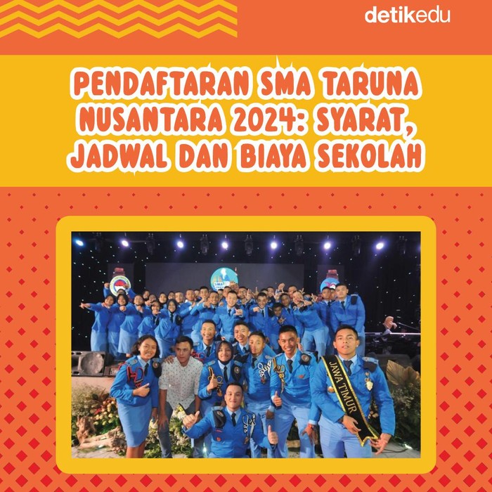 Infografis: Pendaftaran SMA Taruna Nusantara 2024, Syarat hingga Biayanya Infografis: Pendaftaran SMA Taruna Nusantara 2024, Syarat hingga Biayanya
