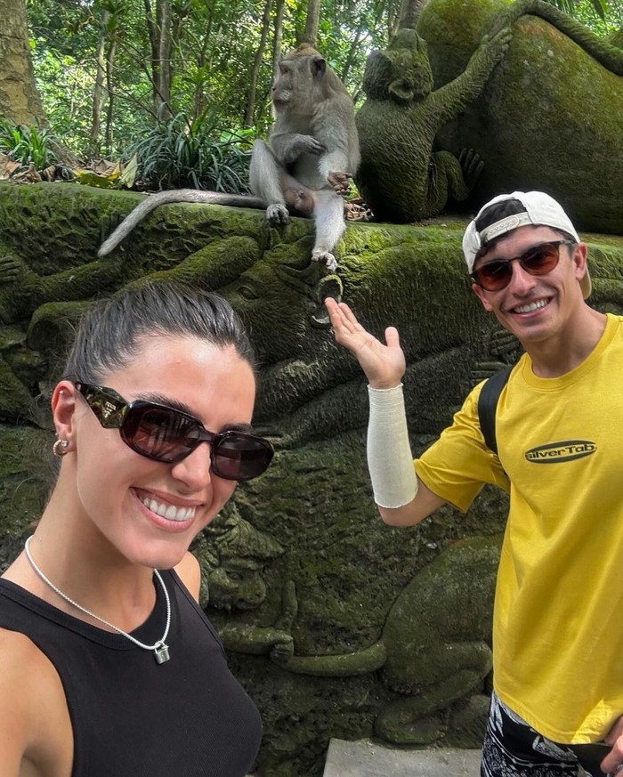 Potret Cantiknya Gemma Pinto, Kekasih Marc Marquez Saat Liburan di Bali