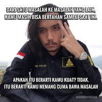 Quotes Kocak Devan 'Demotivator' Yulio, Tetap Menyerah, Jangan Semangat!