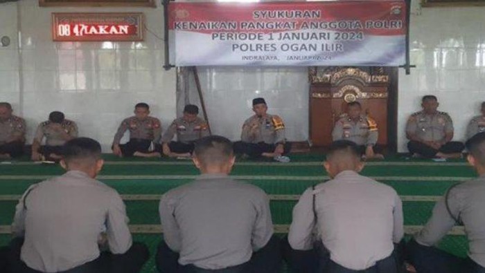 48 Anggota Polres Oi Naik Pangkat Ini Pesan Kapolres