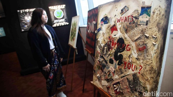 Kampanye Anti Rokok Lewat Pameran Lukisan
