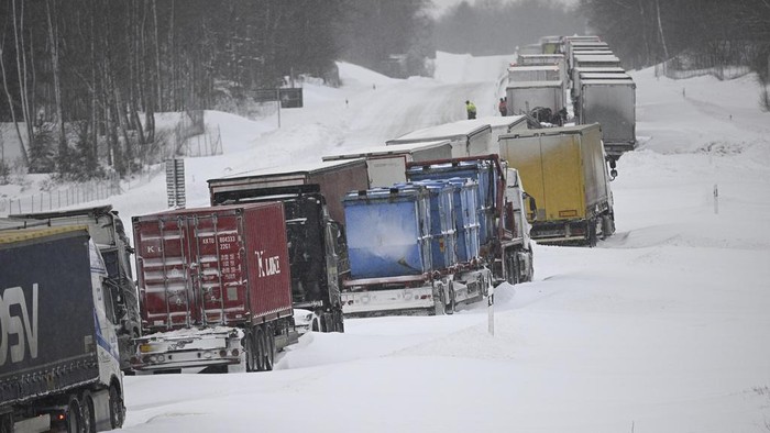 Potret Swedia Alami Cuaca Dingin Ekstrem, Suhu di Bawah Minus 40
